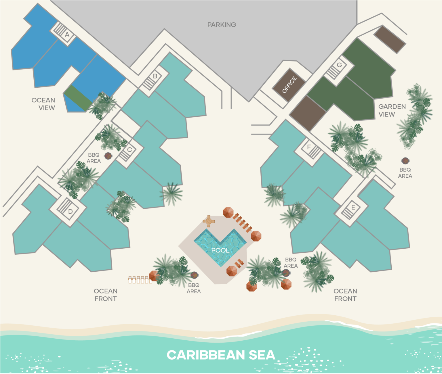 Property Map - Grand Cayman Vacation Rentals | Plantana Cayman